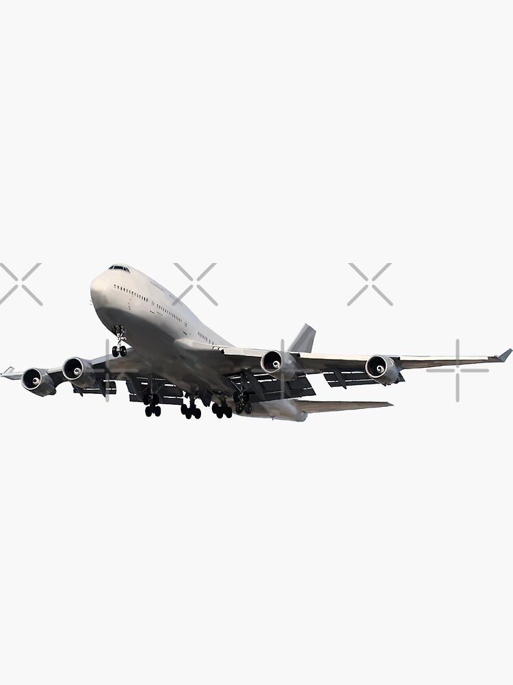 "Boeing 747" Sticker for Sale by sibosssr | Redbubble