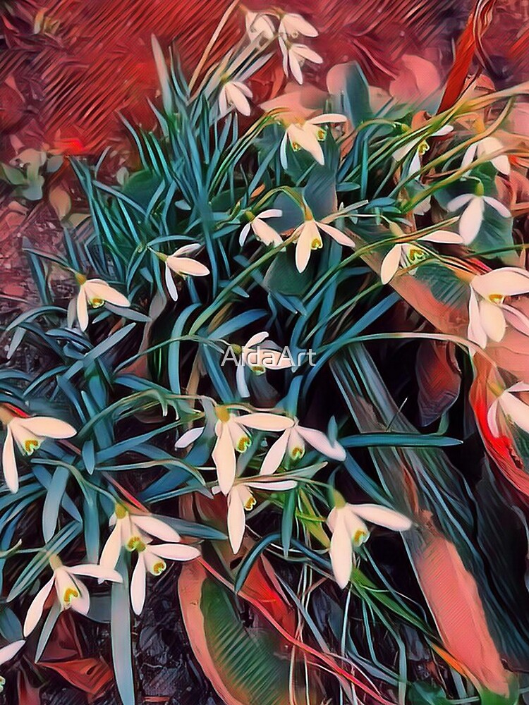 Snowdrops By Aidaart Redbubble