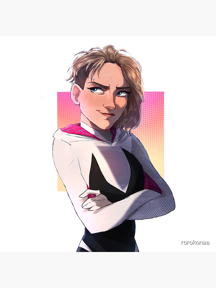 "Gwen Stacy" Sticker for Sale by rorokonaa | Redbubble