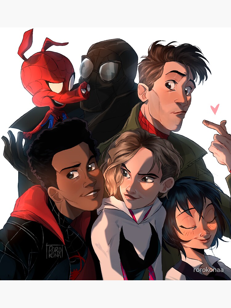 "Spider Team" Sticker for Sale by rorokonaa | Redbubble