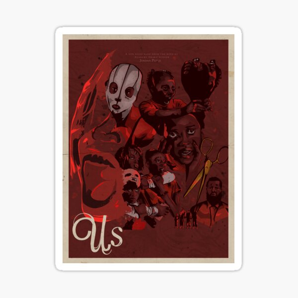 "Us" Sticker for Sale by munchkinboutiq | Redbubble