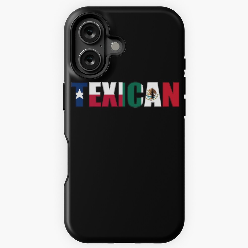 "Texican Flag Texas and Mexico Flag Letters" Sticker for Sale by ...