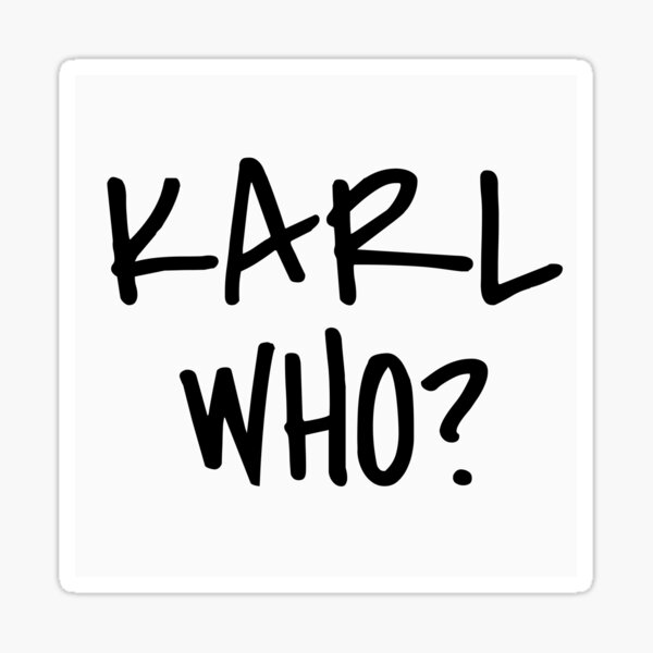 Sticker: Karl Lagerfeld | Redbubble