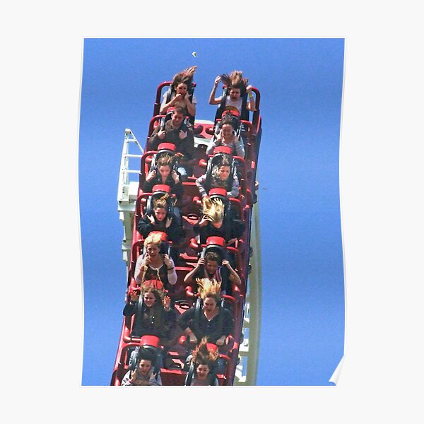 "Spot the £5.00 Note - Stealth - Thorpe Park" Poster for Sale by ...