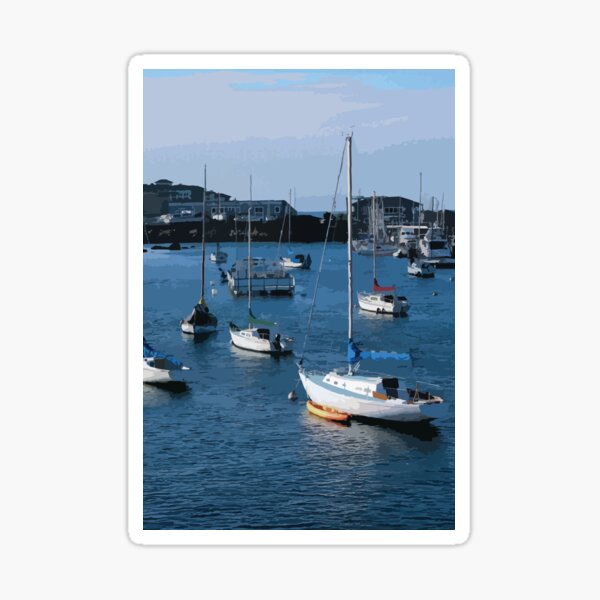 "Boats" Sticker for Sale by nicoleanndesign | Redbubble