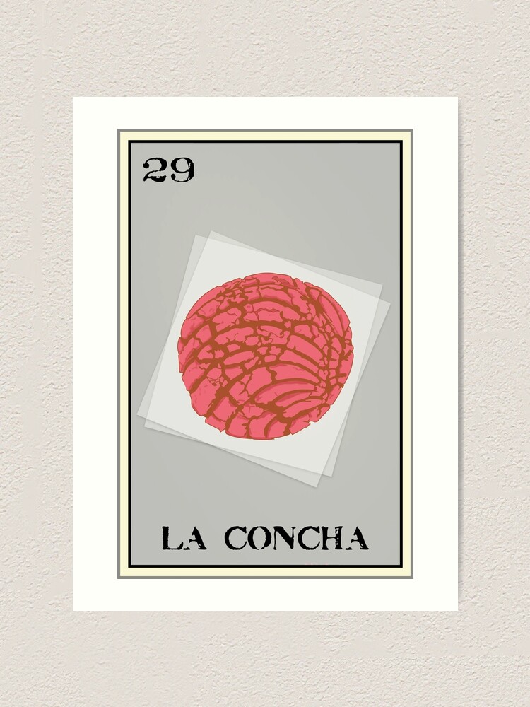"La Concha Loteria Design" Art Print for Sale by Kid-Diablo-Tees ...