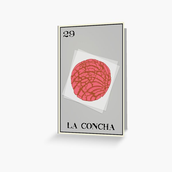 "La Concha Loteria Design" Greeting Card by Kid-Diablo-Tees | Redbubble