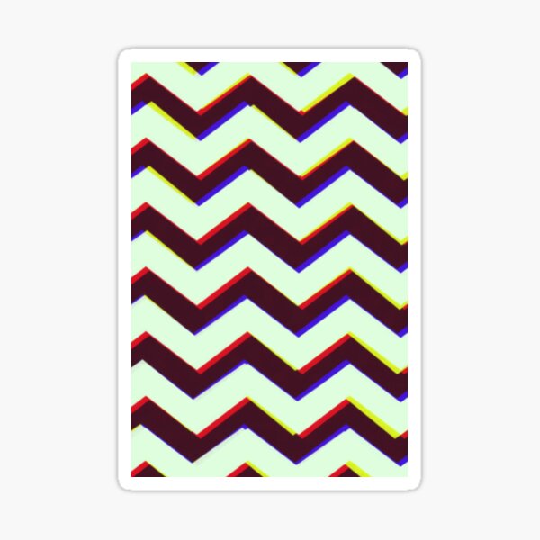 "vintage chevron" Sticker for Sale by Happy-and-Neat | Redbubble