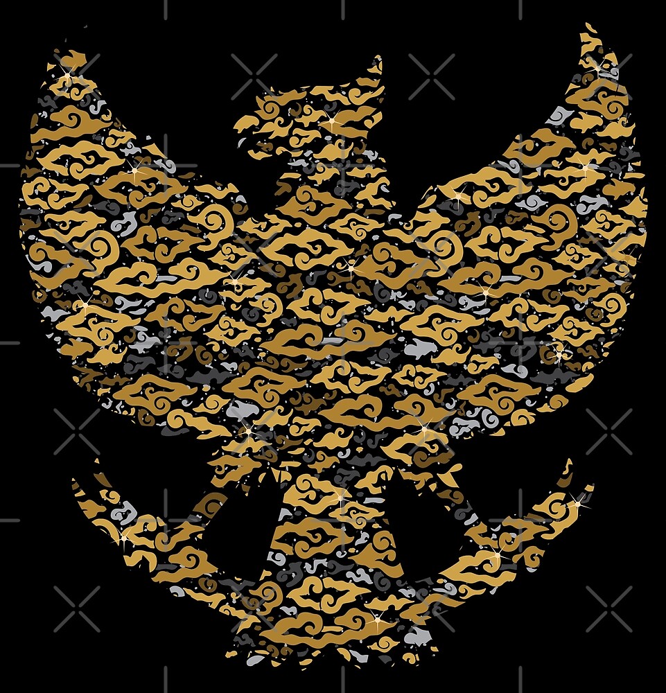 "batik clouds on garuda form" by ghinan | Redbubble