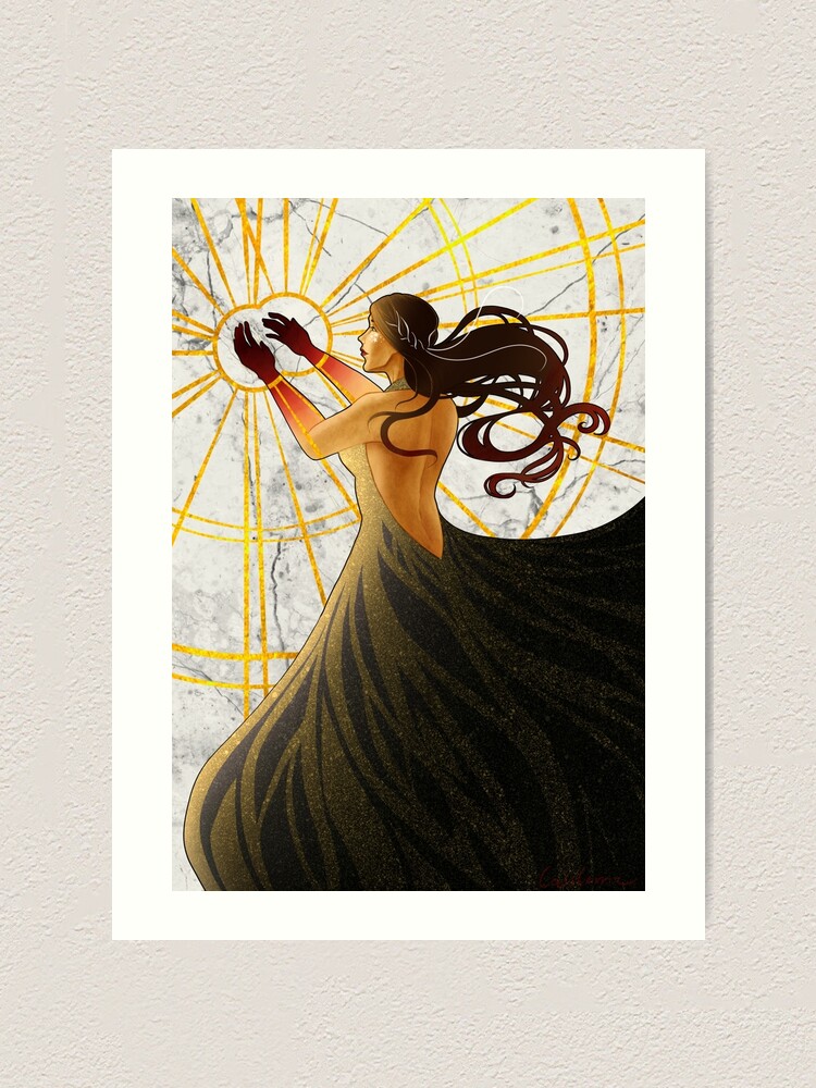 "The Sun Queen" Art Print for Sale by cassberrie | Redbubble