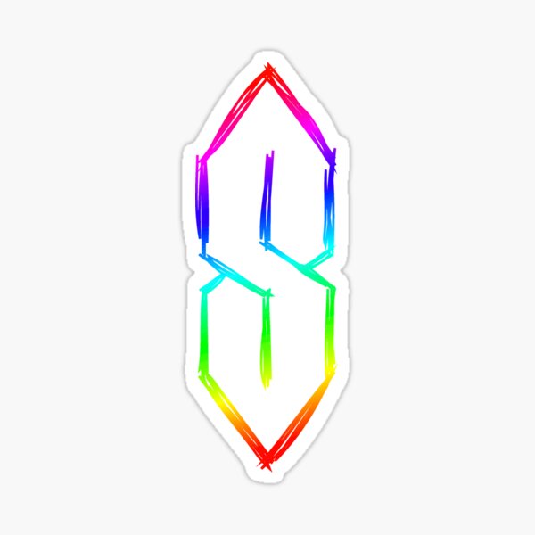"Cool S / S Thing - rainbow" Sticker for Sale by eggsforbrekkie | Redbubble