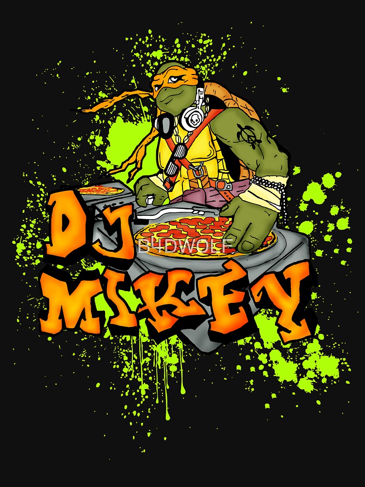 "DJ Mikey" T-shirt by B4DW0LF | Redbubble