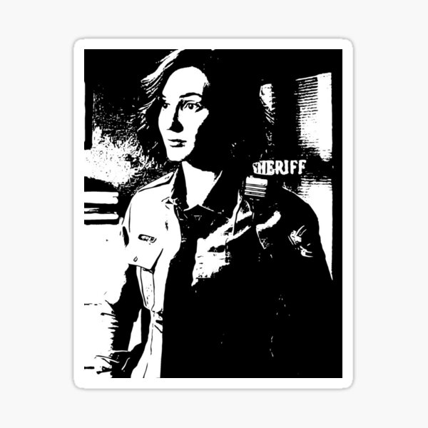 "Nicole Haught, Sheriff" Sticker for Sale by littlecabbages | Redbubble