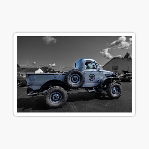 "Power Wagon" Sticker for Sale by barkeypf | Redbubble