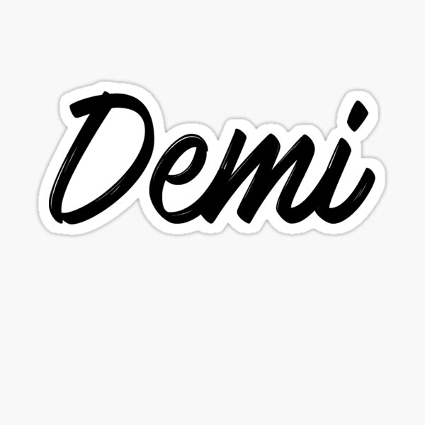 "Demi" Sticker by Shalomjoy | Redbubble
