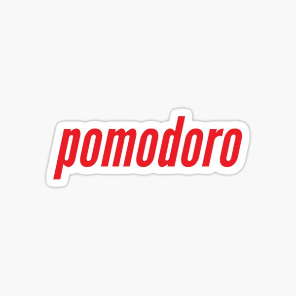 "Pomodoro" Sticker by PsychStickers1 | Redbubble