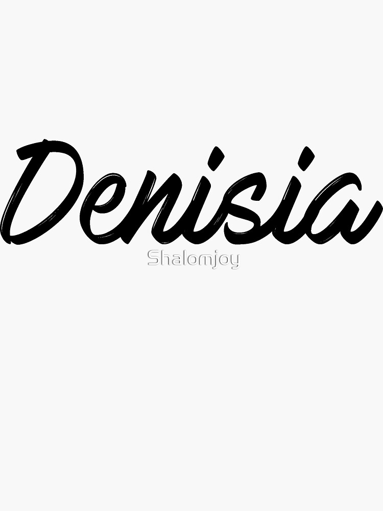 "Denisia" Sticker for Sale by Shalomjoy | Redbubble