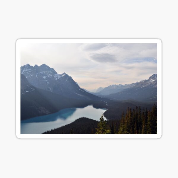 "Mountains & Fog 018" Sticker by raisedbywolves | Redbubble