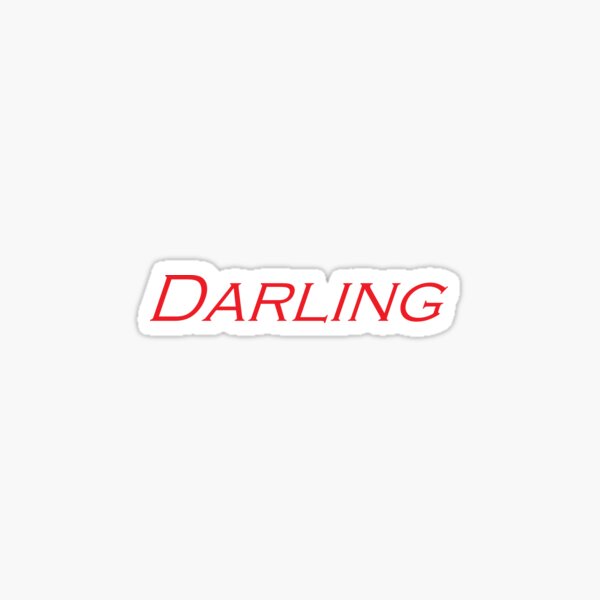 "Darling Design" Sticker for Sale by JakeyD | Redbubble