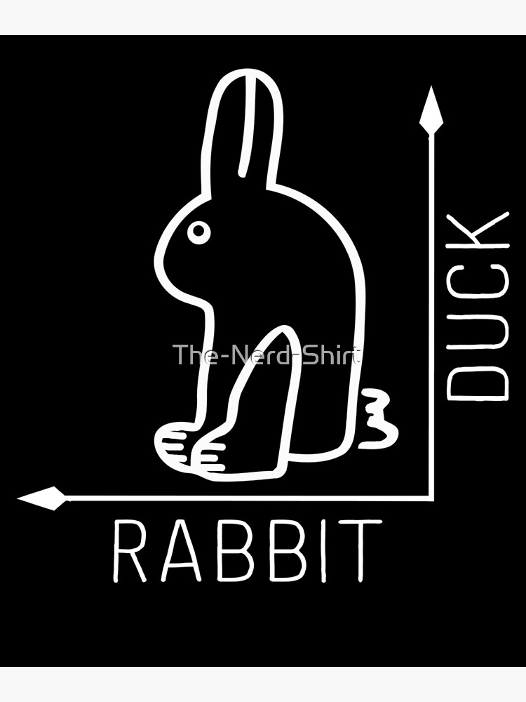 Duck Rabbit - Optical Illusion Canvas sold by Georgi Georgiev | SKU ...