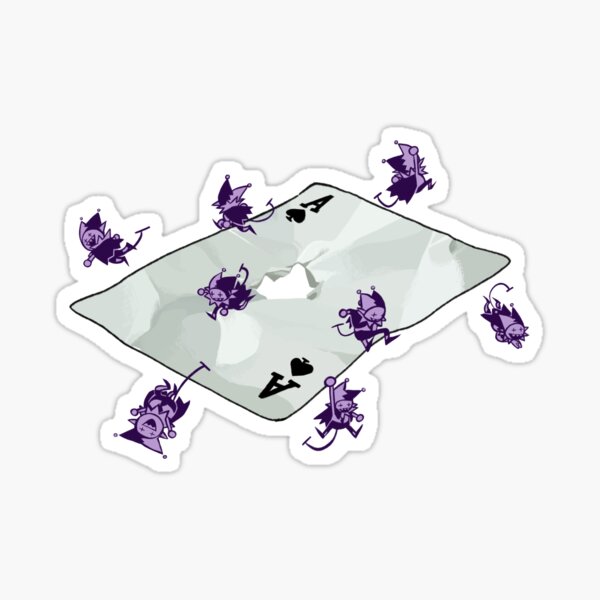 "Jevil Breakout" Sticker for Sale by tunabelly | Redbubble
