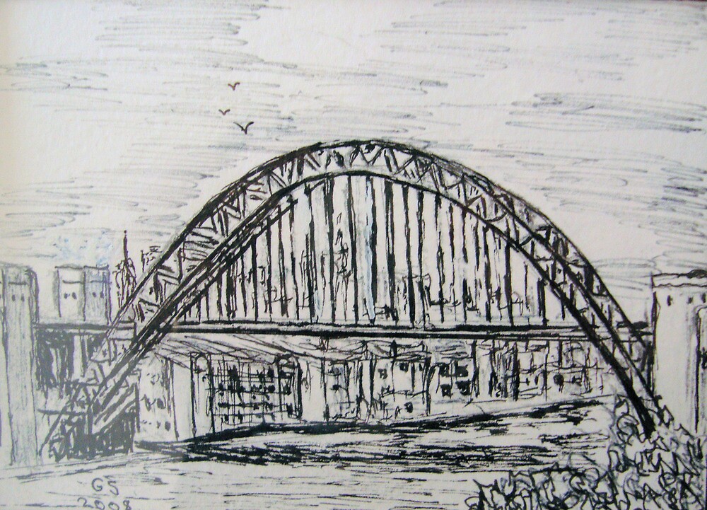 "The Tyne Bridge" by GEORGE SANDERSON | Redbubble