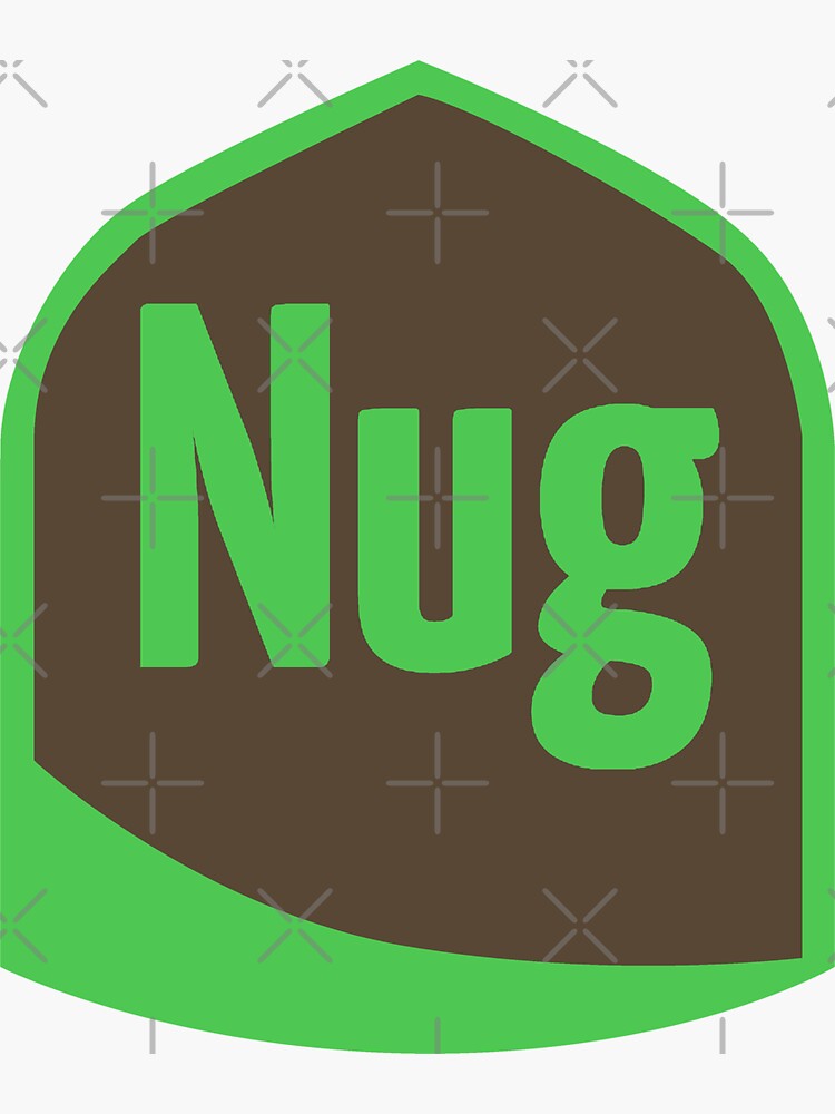 "NUG" Sticker for Sale by Spoof-Tastic | Redbubble