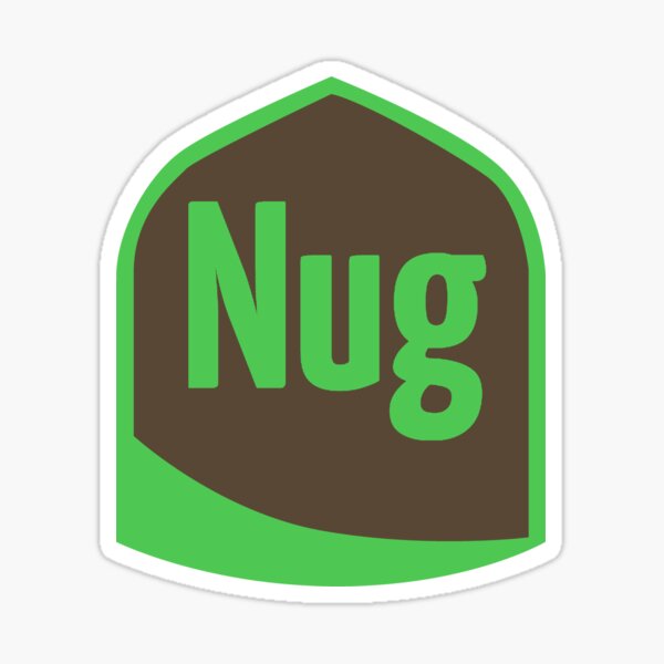 "NUG" Sticker for Sale by Spoof-Tastic | Redbubble