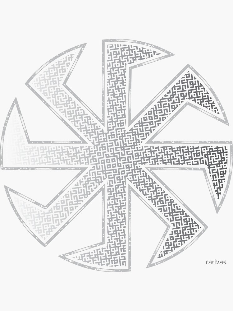 "Kolovrat Slavic Symbol" Sticker by radvas | Redbubble