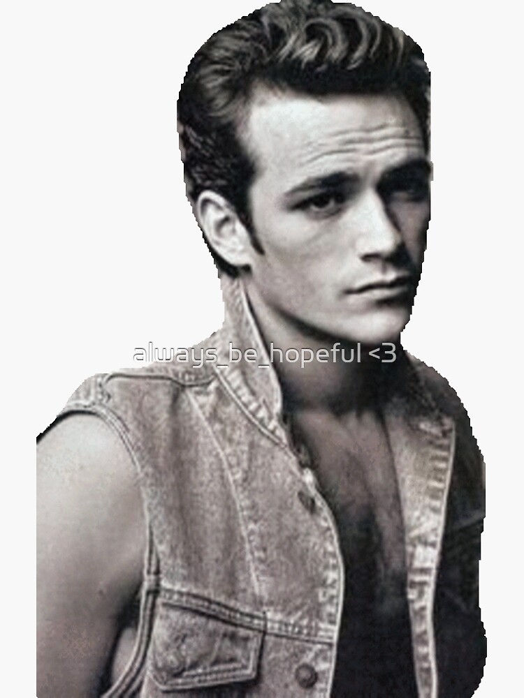 "Luke Perry " Sticker for Sale by martinamg98 | Redbubble
