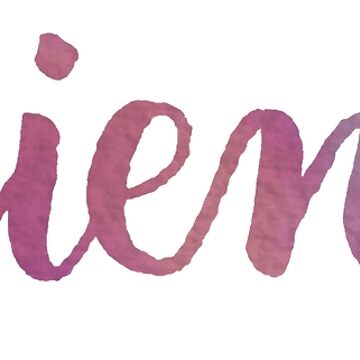 "Science Calligraphy Watercolor Label " Photographic Print for Sale by ...