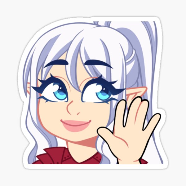 "Lilly Wave" Sticker for Sale by megasan | Redbubble