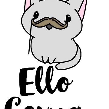 "Ello Govna - Cat" Art Board Print for Sale by tristahx | Redbubble