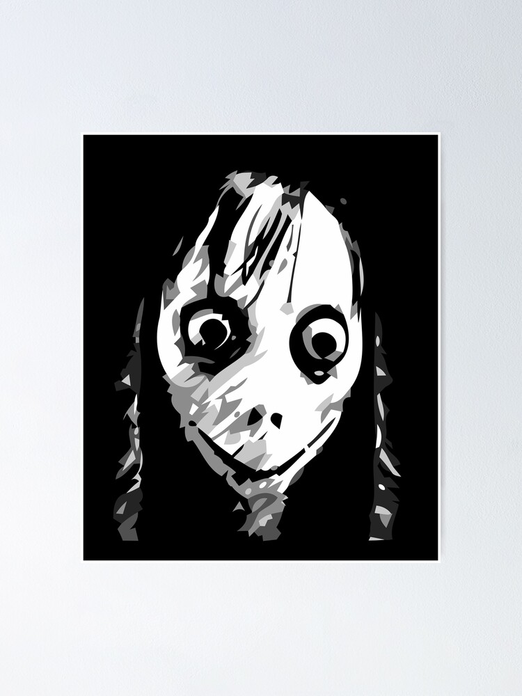 "Momo Meme" Poster by DesignMonster | Redbubble