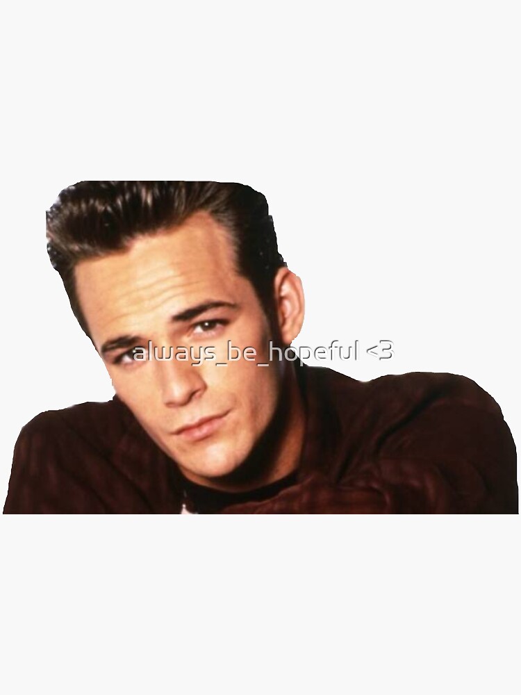 "Luke Perry" Sticker for Sale by martinamg98 | Redbubble