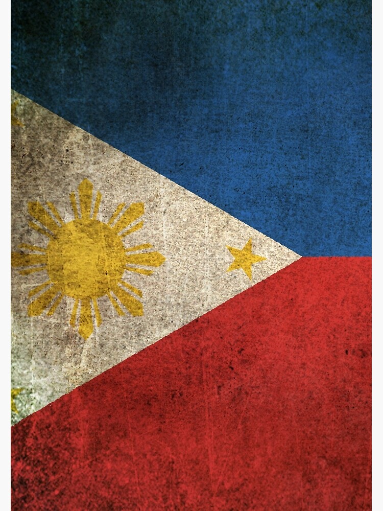 "Old and Worn Distressed Vintage Flag of The Philippines" Spiral ...