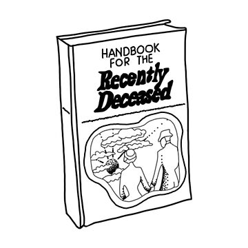 "BEETLEJUICE “HANDBOOK FOR THE RECENTLY DECEASED”" iPad Case & Skin for ...