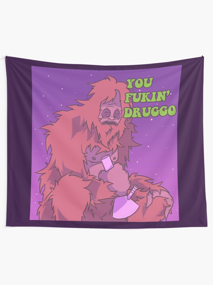"You Fukin' Druggo" Tapestry by bertyb123 | Redbubble
