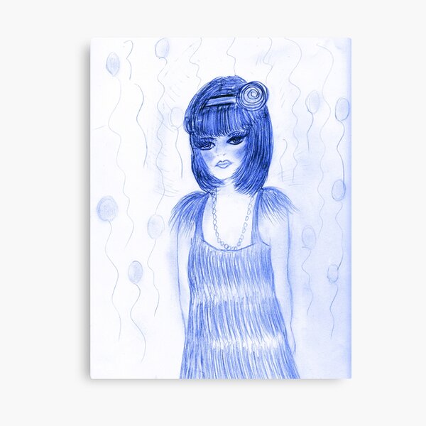 Flapper Girl Canvas Prints | Redbubble