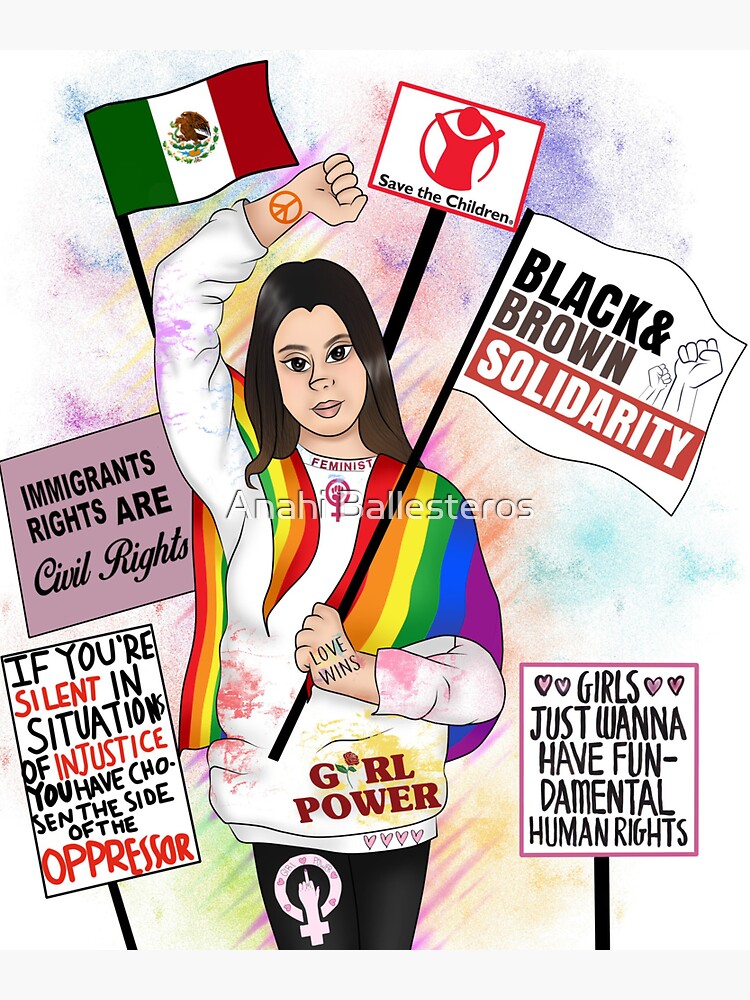 "Women Empowerment Drawing" Sticker by kissesanahi | Redbubble