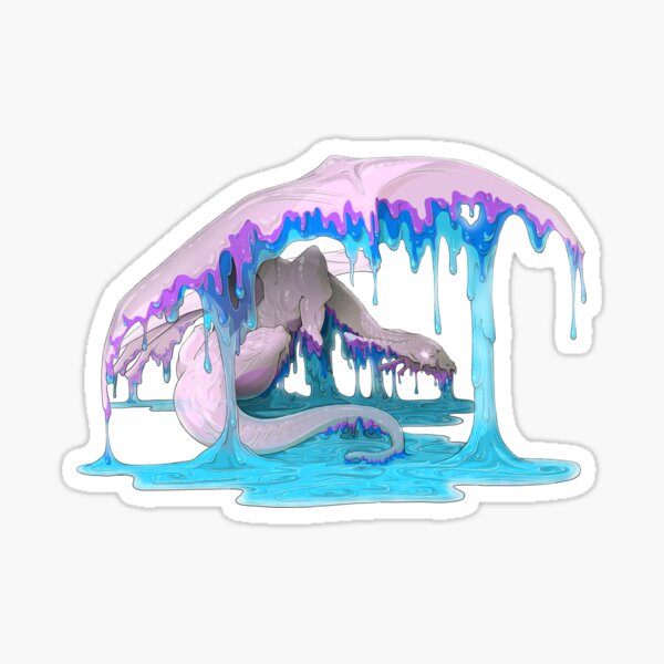 "Drooling - Transparent" Sticker for Sale by arinwalkerart | Redbubble