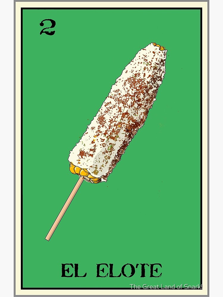 "El Elote Loteria Design" Art Print for Sale by Kid-Diablo-Tees | Redbubble