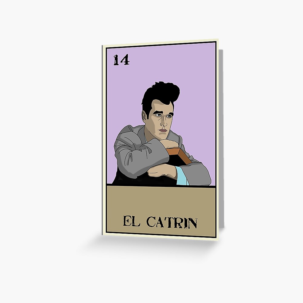 "El Catrin Loteria Design" Greeting Card for Sale by Kid-Diablo-Tees ...
