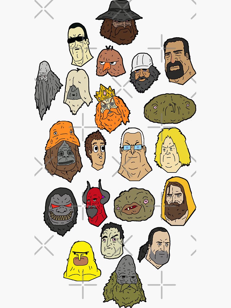 "The big Lez show" Sticker for Sale by Dave Black | Redbubble