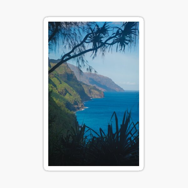 "Napali Coast" Sticker by jeanneee | Redbubble