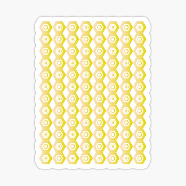 "Hexagon" Sticker for Sale by Julia2Julia | Redbubble