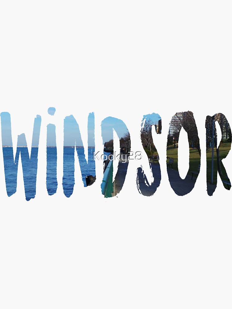 "Windsor Silhouette " Sticker for Sale by Kooky28 | Redbubble