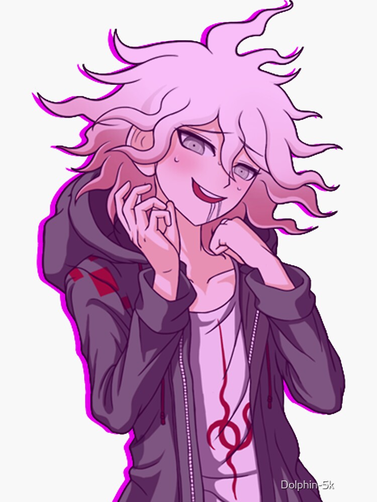 "Nagito Komaeda Design" Sticker for Sale by Dolphin-5k | Redbubble