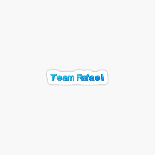 "team rafael" Sticker by dalvago | Redbubble