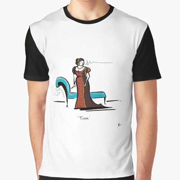 "Tosca" T-shirt for Sale by BDSimmons | Redbubble | tosca graphic t ...
